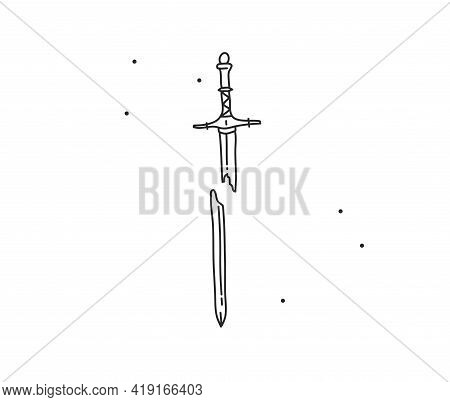 Simple Sword Vector