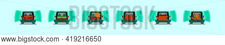 Set Car Boot Cartoon Vector & Photo (Free Trial) | Bigstock