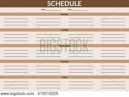 Composition Schedule Image & Photo (Free Trial) | Bigstock