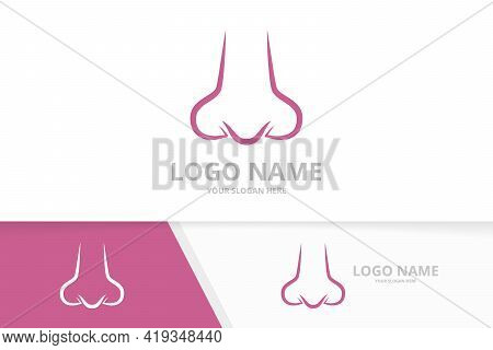 Nose Logo Combination Vector & Photo (Free Trial) | Bigstock