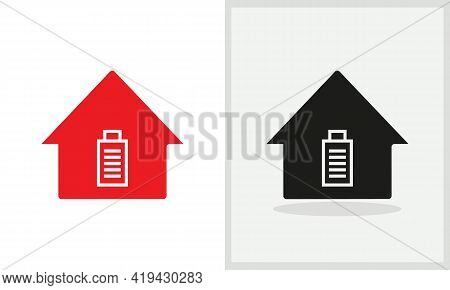 Battery House Logo Vector & Photo (Free Trial) | Bigstock