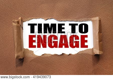 Time Engage. Text Image & Photo (Free Trial) | Bigstock