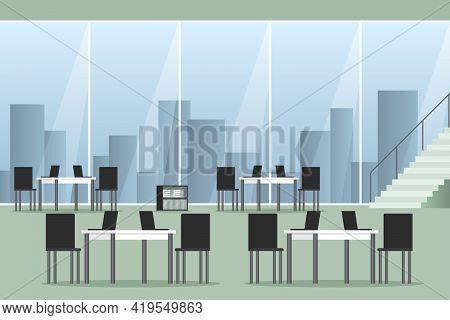 Open Space Office Vector & Photo (Free Trial) | Bigstock