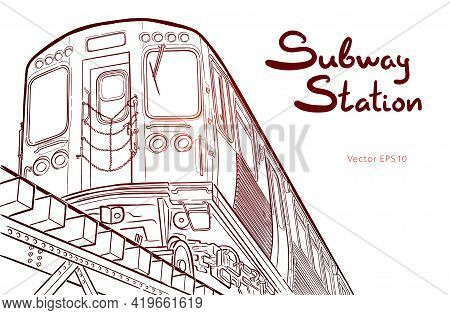 Subway Train 矢量图和照片（免费试用） | Bigstock