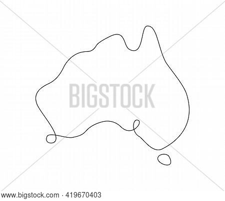 Line Art Australia Vector & Photo (Free Trial) | Bigstock