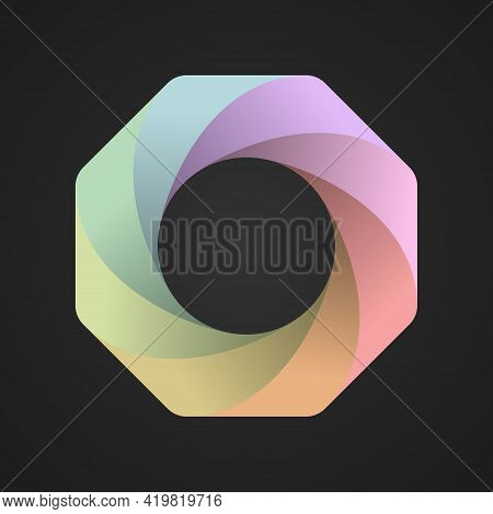 Octagon Divided Into Vector & Photo (Free Trial) | Bigstock
