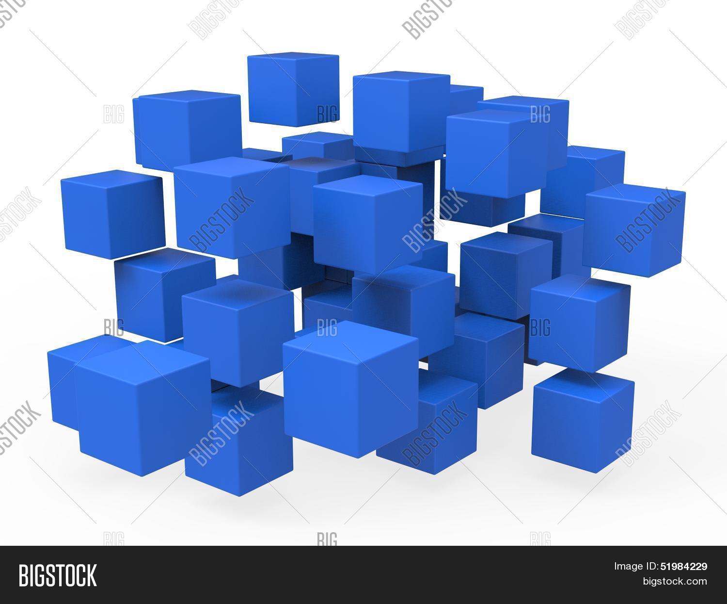 Exploded Blocks Shows Image & Photo (Free Trial) | Bigstock