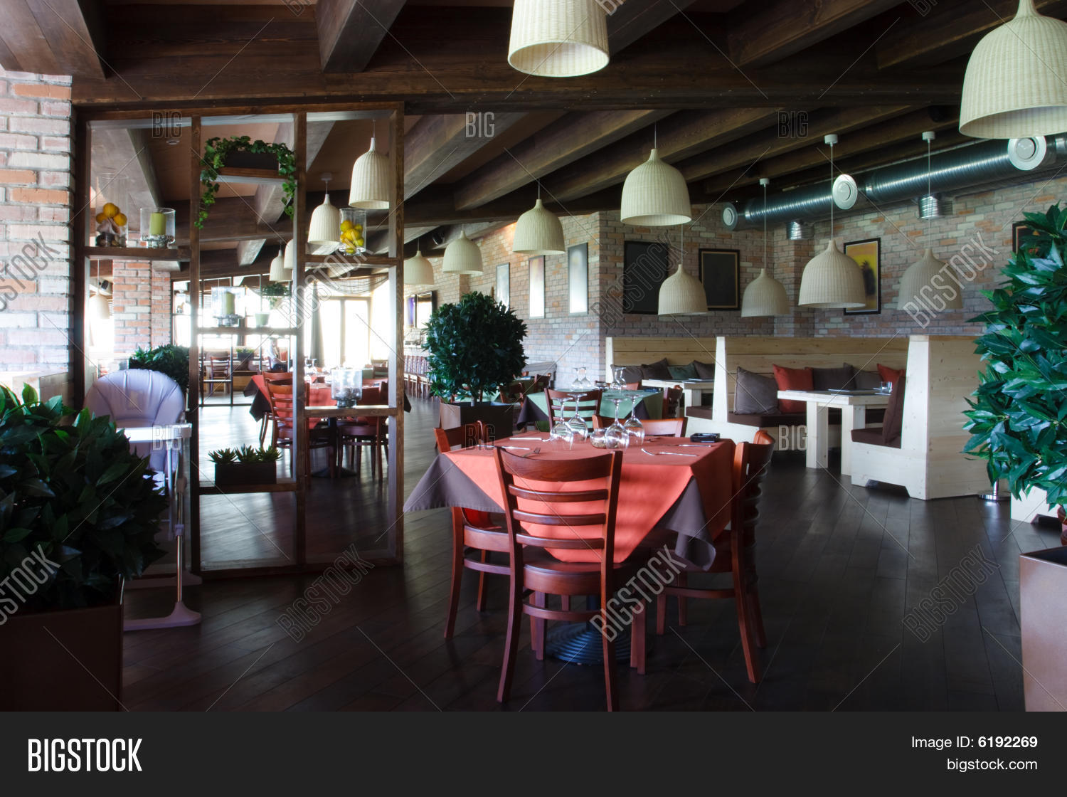 Restaurant Interior Image & Photo (Free Trial) | Bigstock