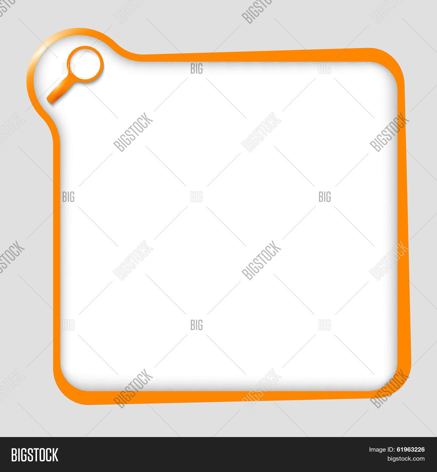 Orange Text Box Any Vector & Photo (Free Trial) | Bigstock