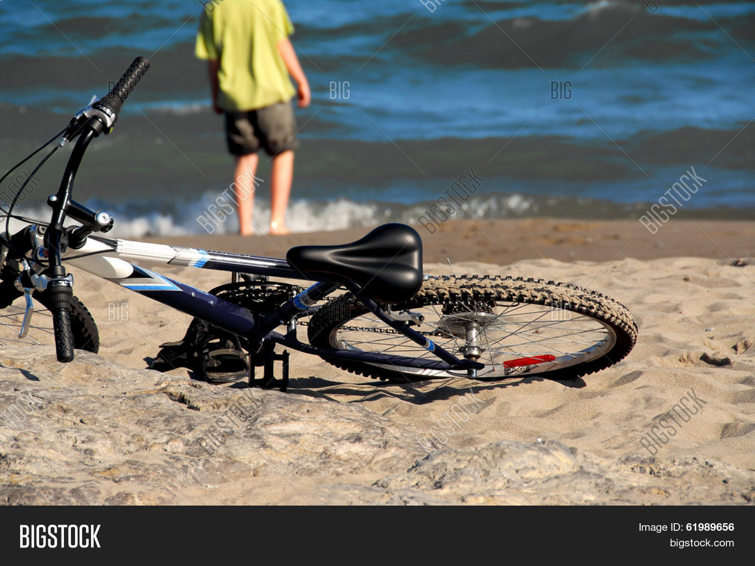 Boy Walking Into Water Image & Photo (Free Trial) | Bigstock
