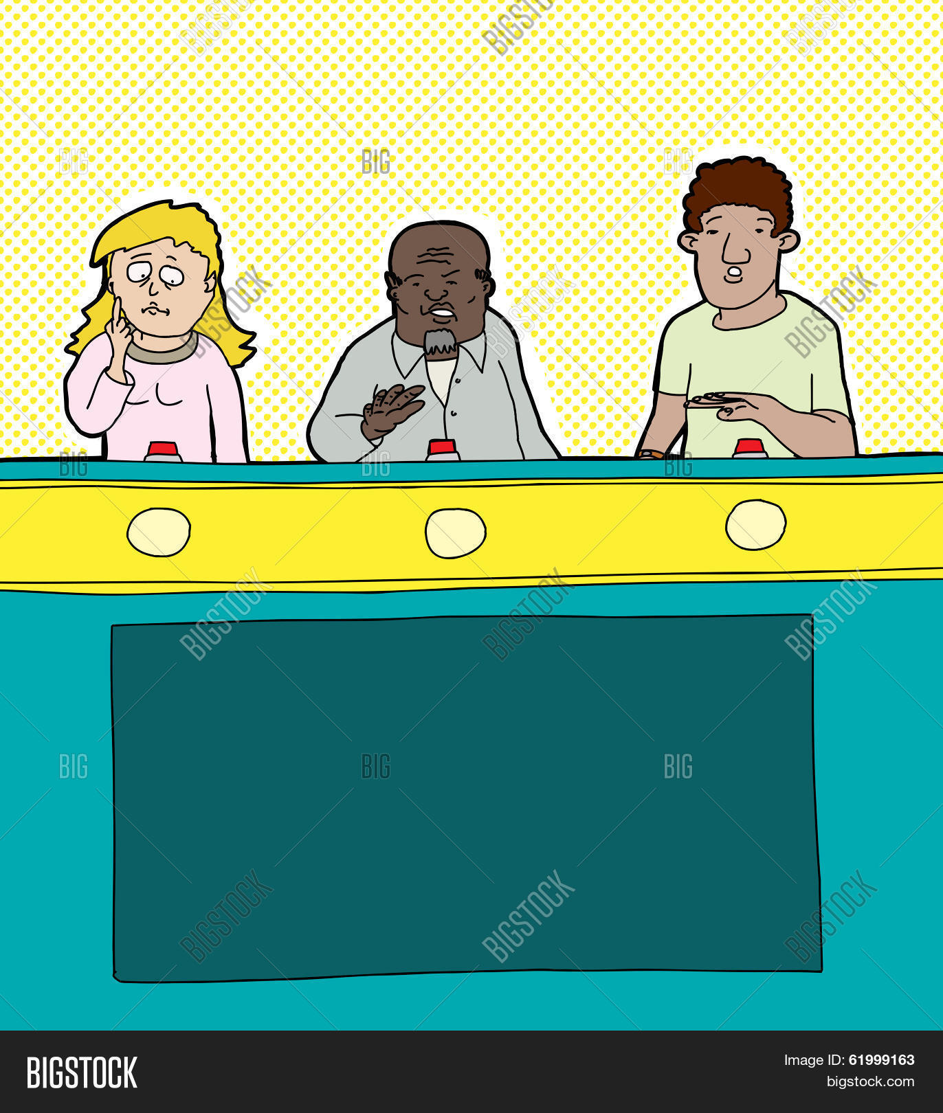 Game Show Contestants Vector & Photo (Free Trial) | Bigstock