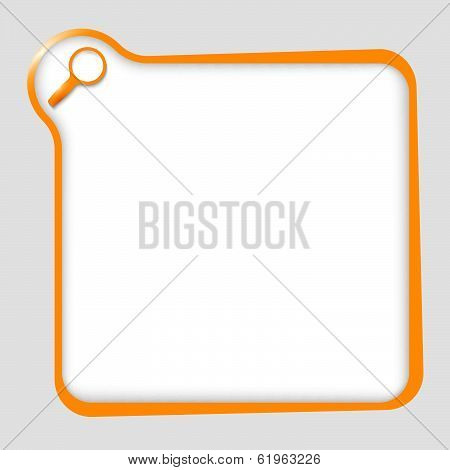 Orange Text Box Any Vector & Photo (Free Trial) | Bigstock