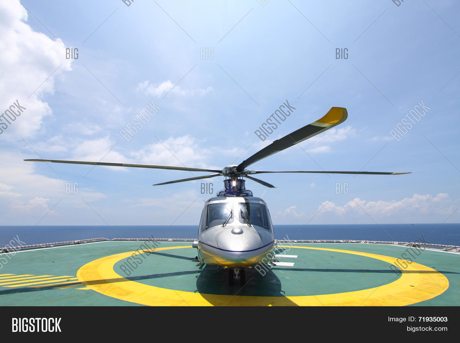 Helicopter Parking Image & Photo (Free Trial) | Bigstock