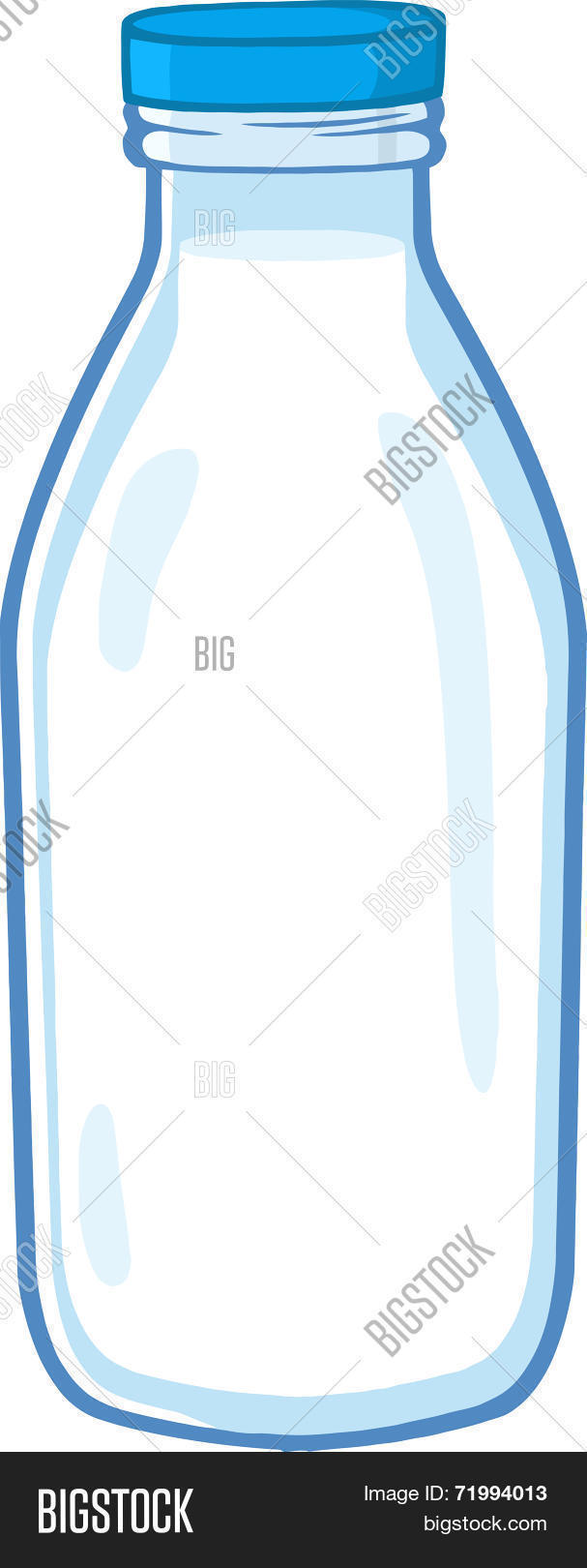 Cartoon Milk Bottle Image & Photo (Free Trial) | Bigstock