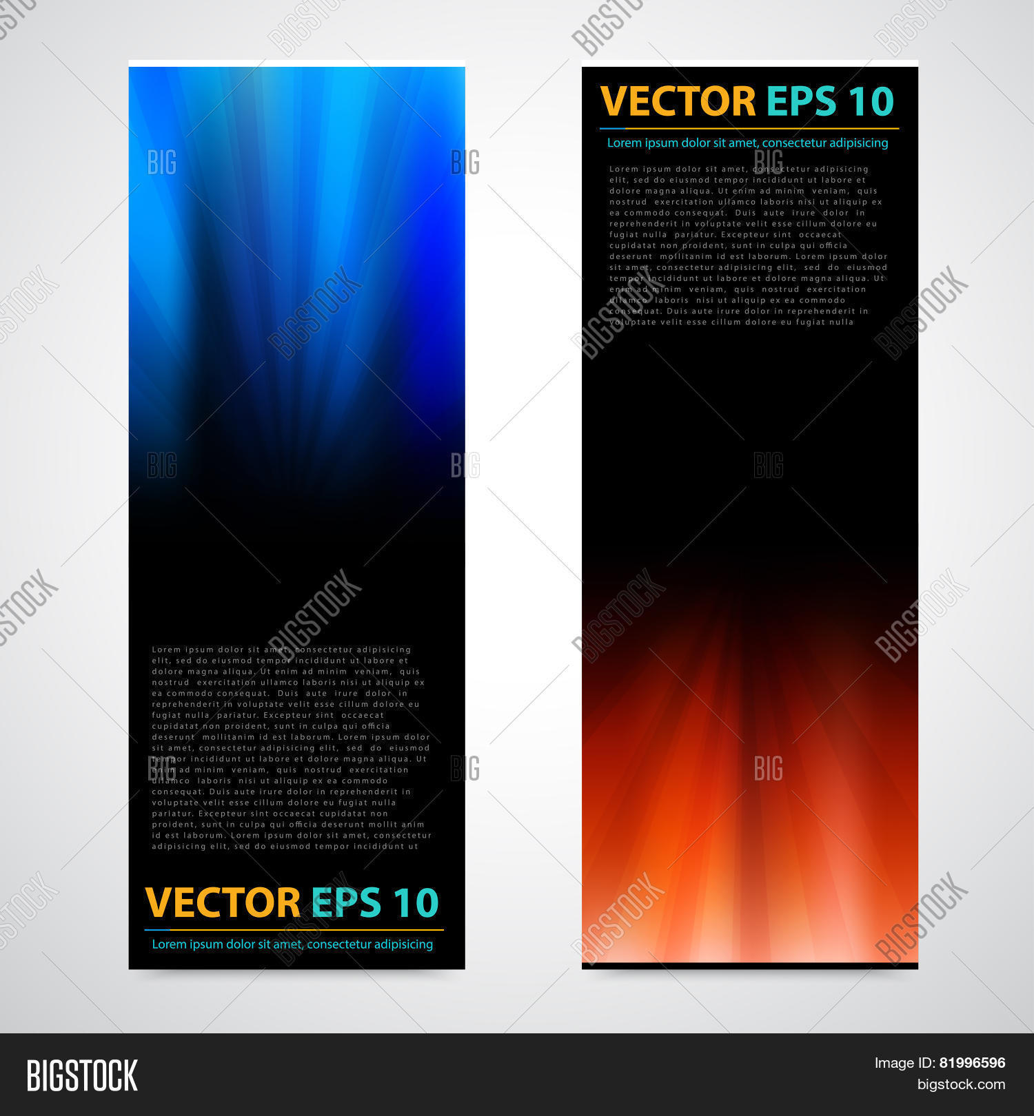 Flyer Template Header Vector & Photo (Free Trial) | Bigstock