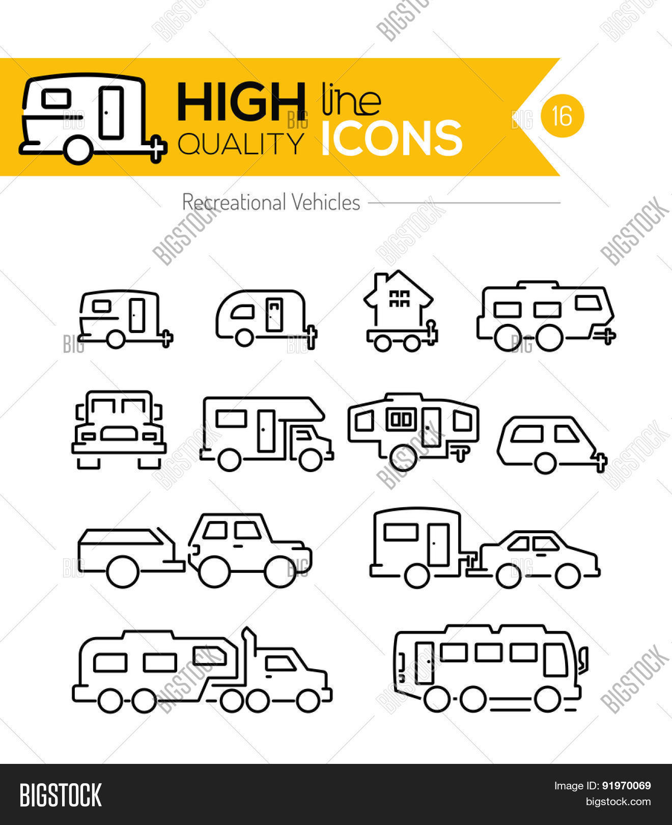 Recreational Vehicles Vector & Photo (Free Trial) | Bigstock