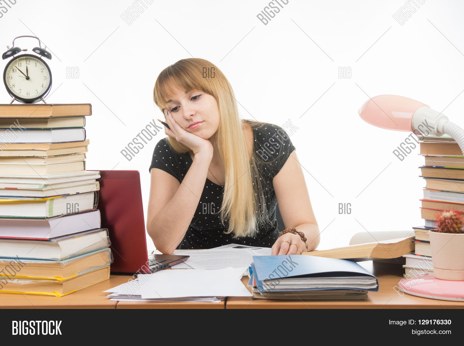 Student Tired Looking Image & Photo (Free Trial) | Bigstock