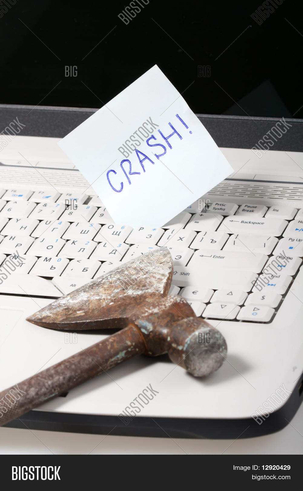 Notebook Crash Image & Photo (Free Trial) | Bigstock
