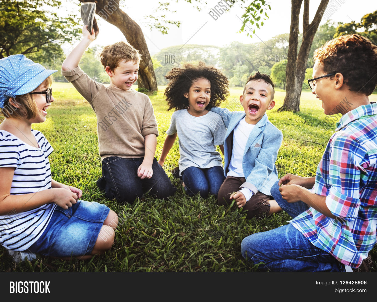 Kids Playing Cheerful Image & Photo (Free Trial) | Bigstock