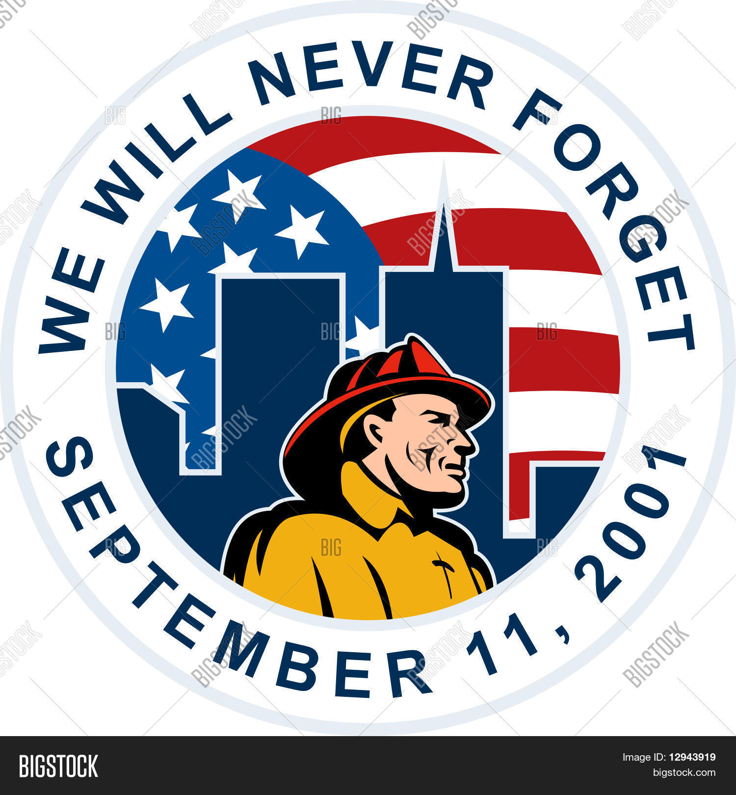 9-11 911 Fireman Image & Photo (Free Trial) | Bigstock