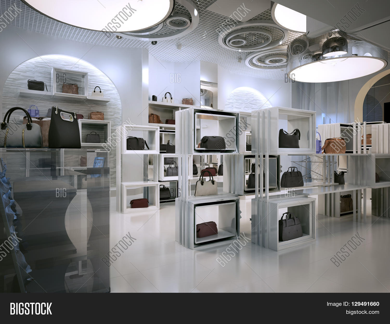Luxury Store Interior Image & Photo (Free Trial) | Bigstock