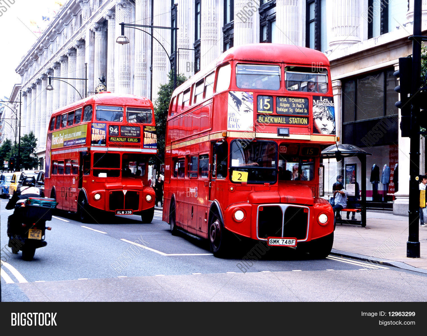 Two Red Routemaster Image & Photo (Free Trial) | Bigstock
