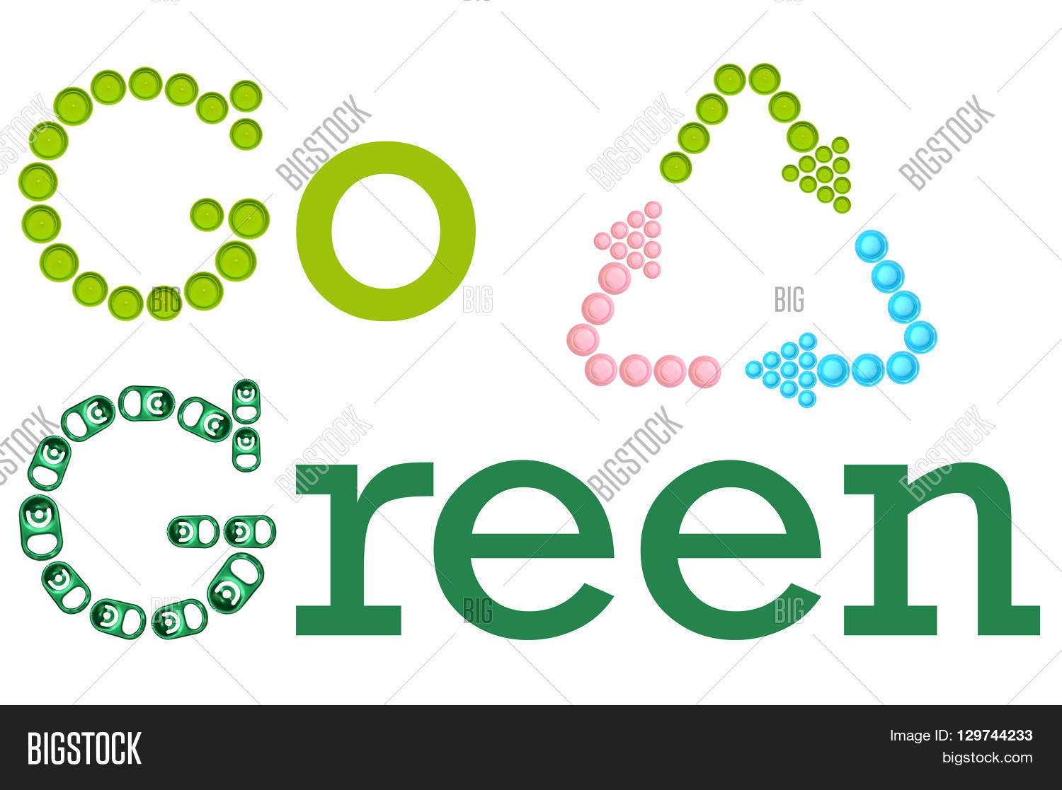Go Green Word Recycle Image & Photo (Free Trial) | Bigstock