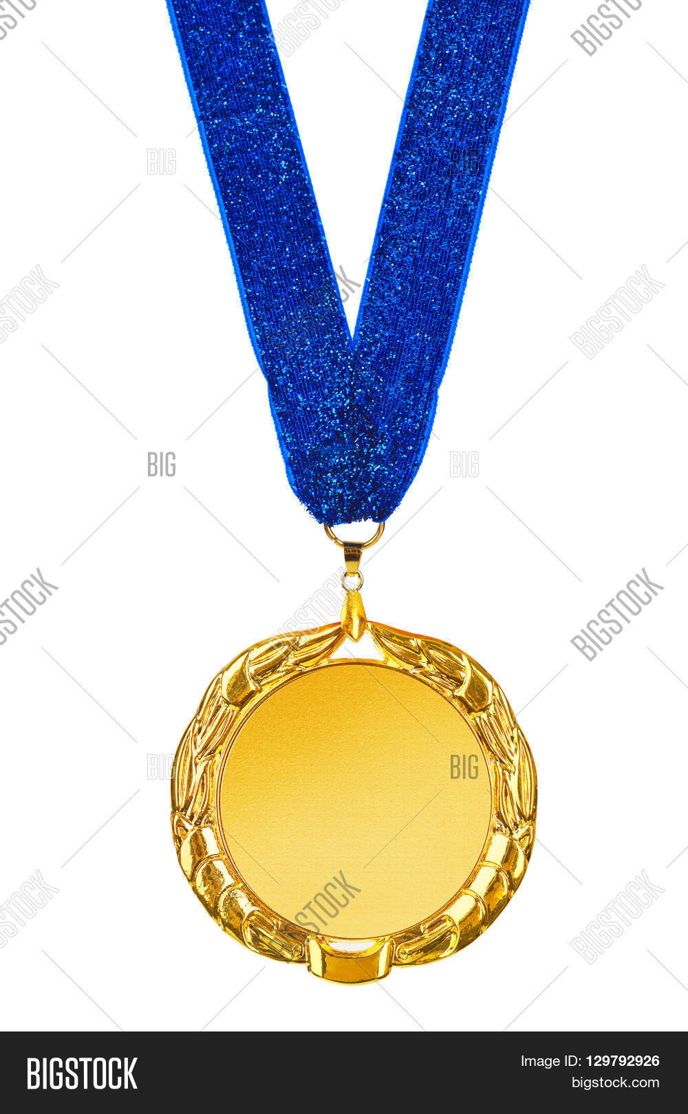 Gold Medal Isolated On Image & Photo (Free Trial) | Bigstock