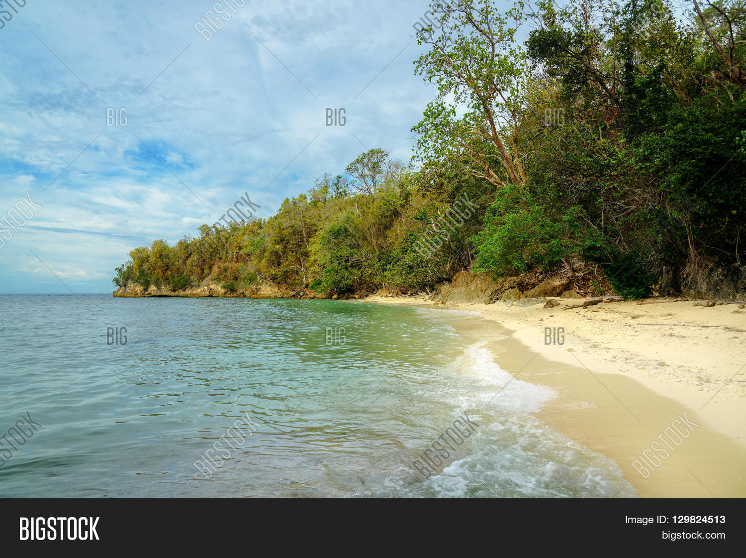 Deserted Beach On Image & Photo (Free Trial) | Bigstock
