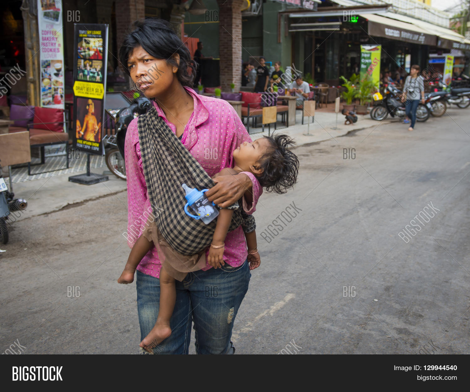 Homeless Mother And Baby
