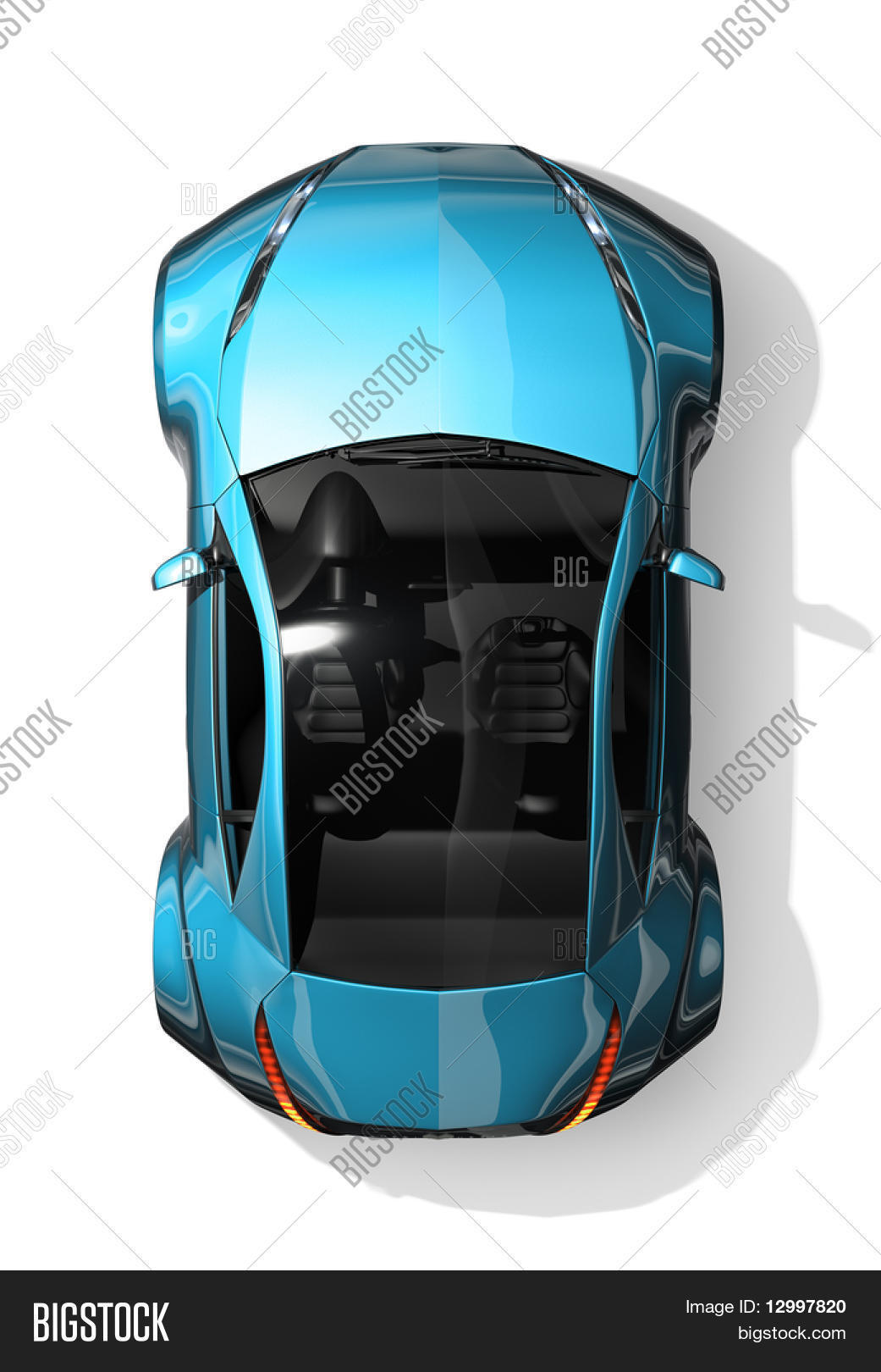 Sports Car Top View. Image & Photo (Free Trial) | Bigstock