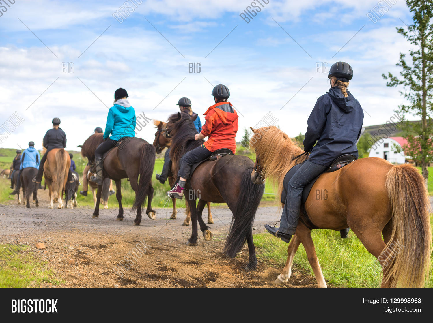 Group Horseback Riders Image & Photo (Free Trial) | Bigstock