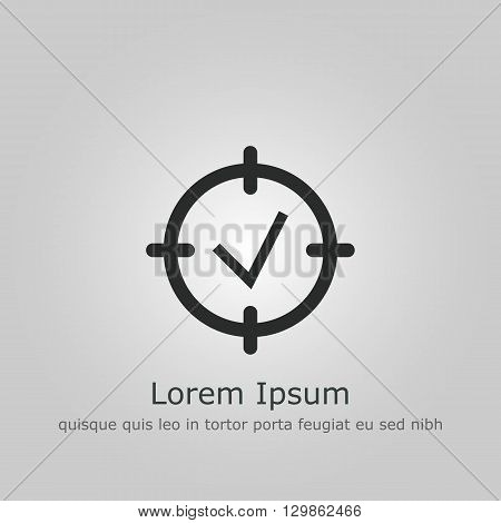 Project Goal Icon Vector & Photo (Free Trial) | Bigstock