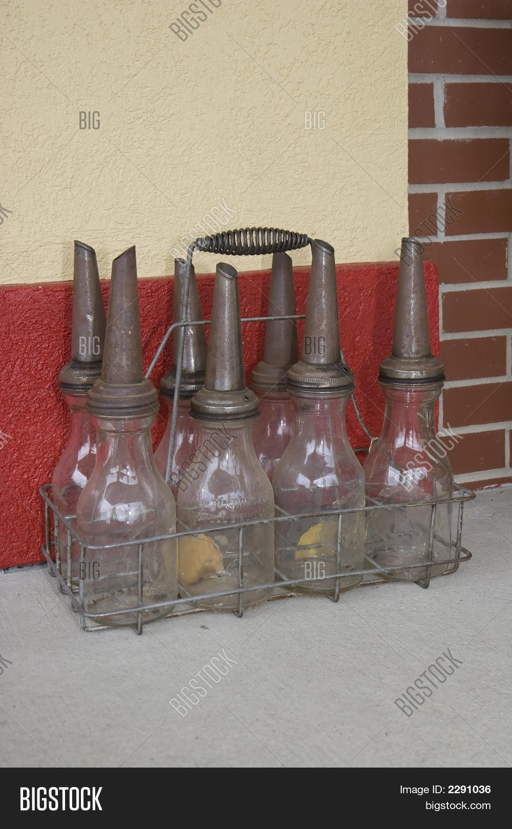 Antique Glass Oil Cans Image & Photo (Free Trial) | Bigstock