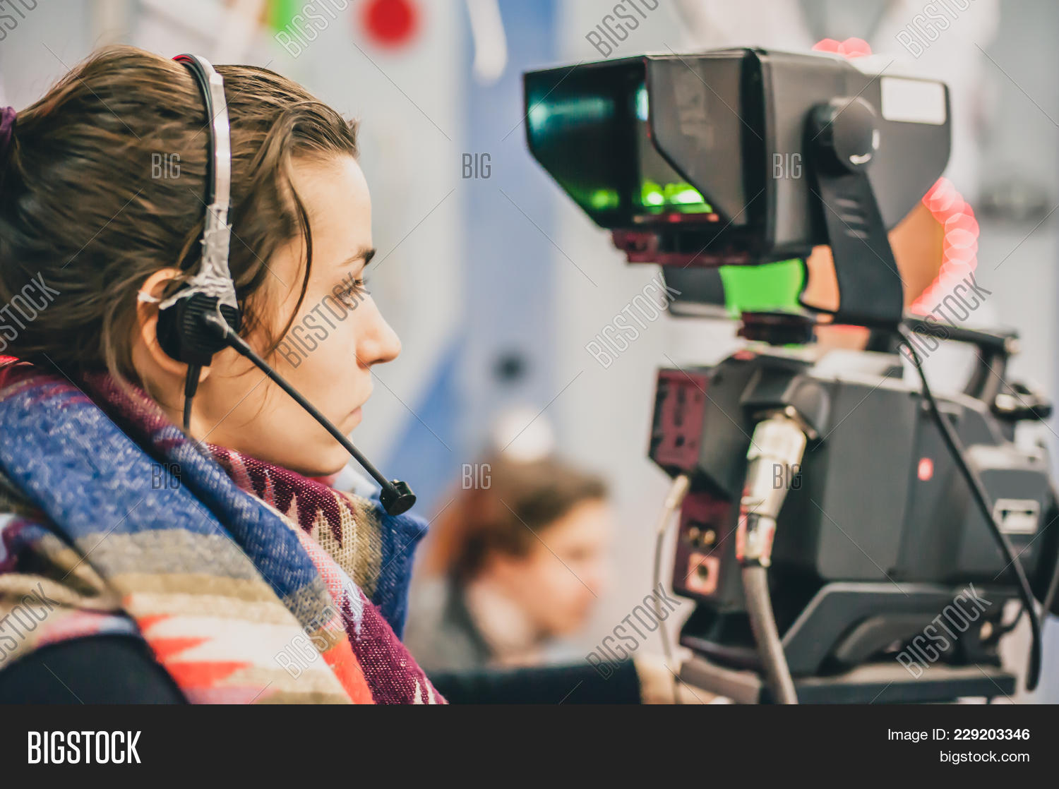 Behind Scene. Female Image & Photo (Free Trial) | Bigstock