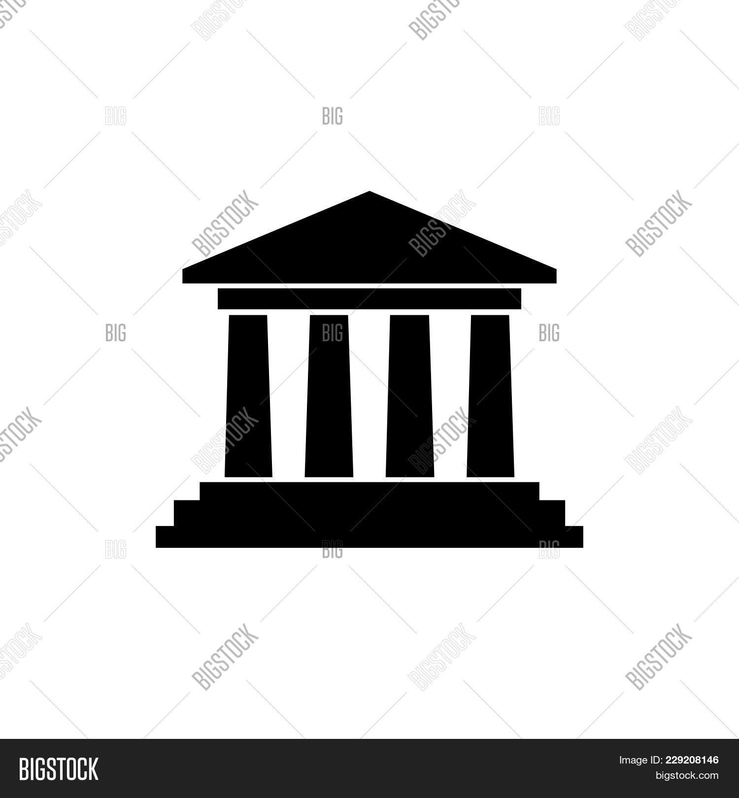 Public Museum Icon Vector & Photo (Free Trial) | Bigstock