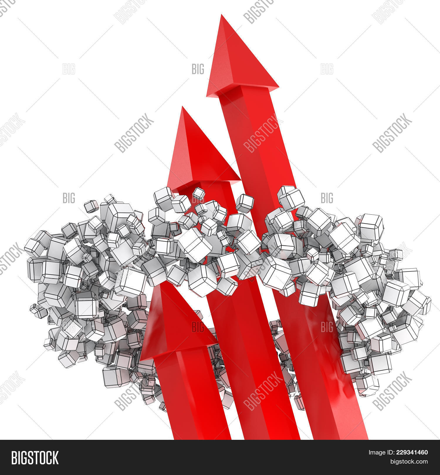 Red Arrow Tends Image & Photo (Free Trial) | Bigstock