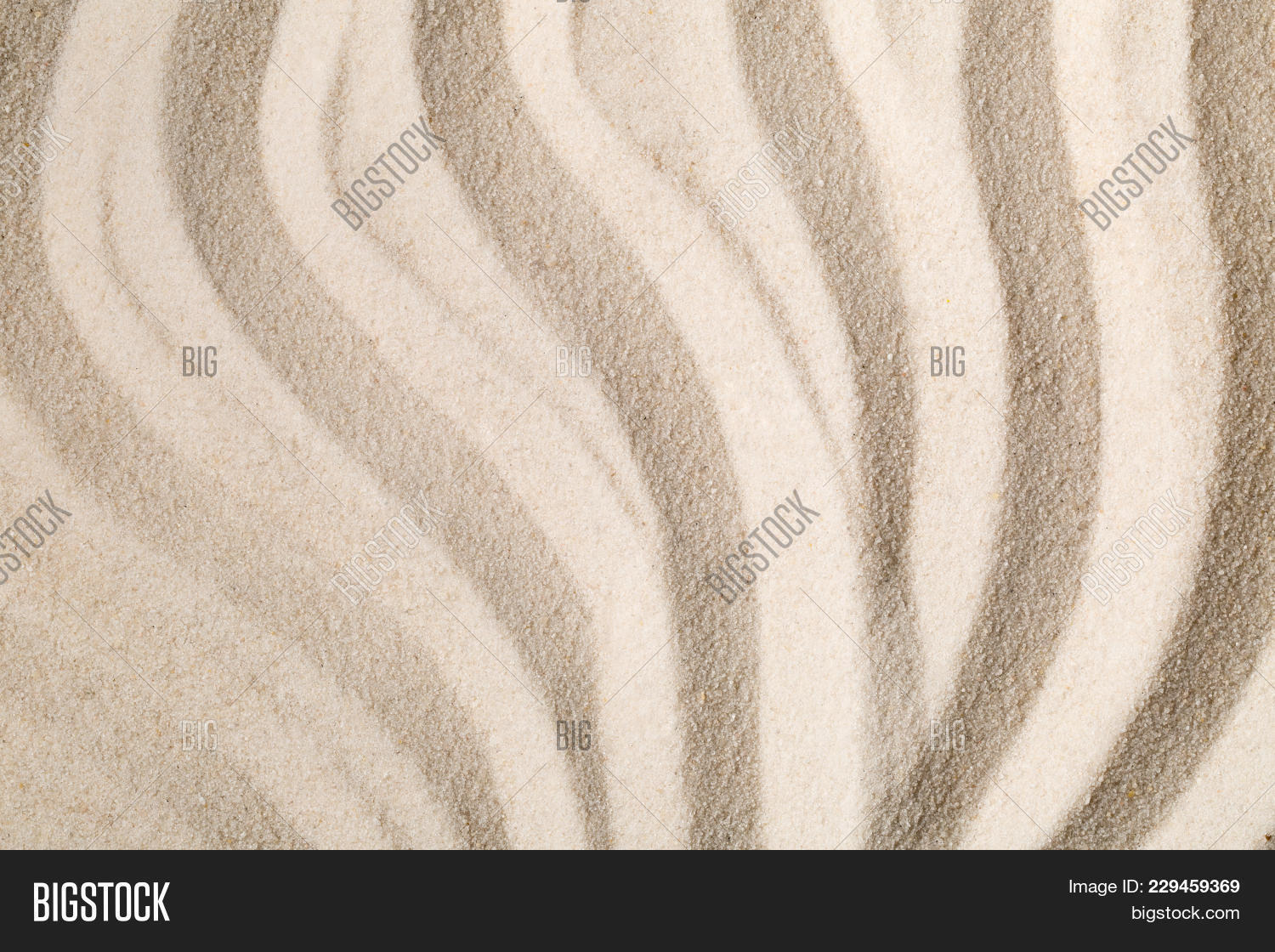 Zen Sand Garden Raked Image & Photo (Free Trial) | Bigstock