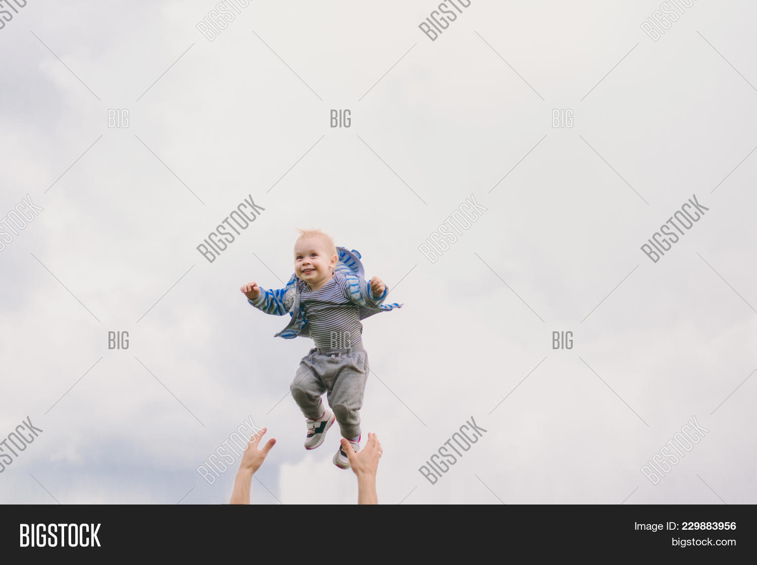 Man Hands High Toss Image & Photo (Free Trial) | Bigstock