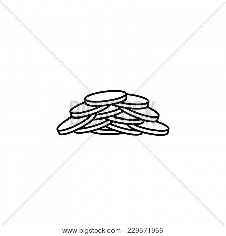 Pile Of Coins Illustration