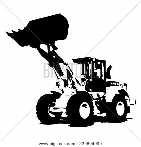 Front Loader Silhouette Images, Illustrations & Vectors (Free) - Bigstock