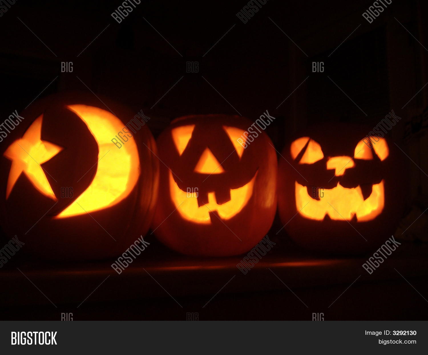 Glowing Halloween Jack Image & Photo (Free Trial) | Bigstock