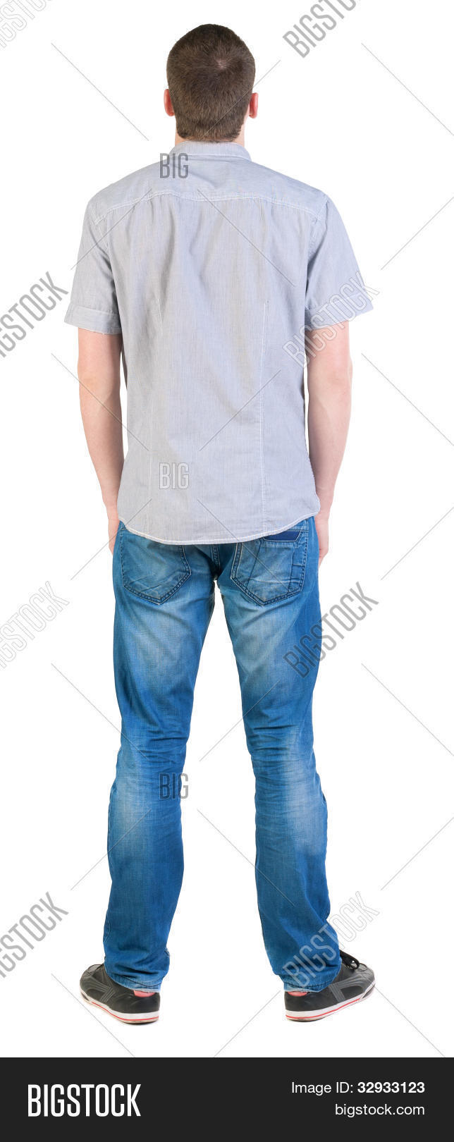 Back View Young Men Image & Photo (Free Trial) | Bigstock