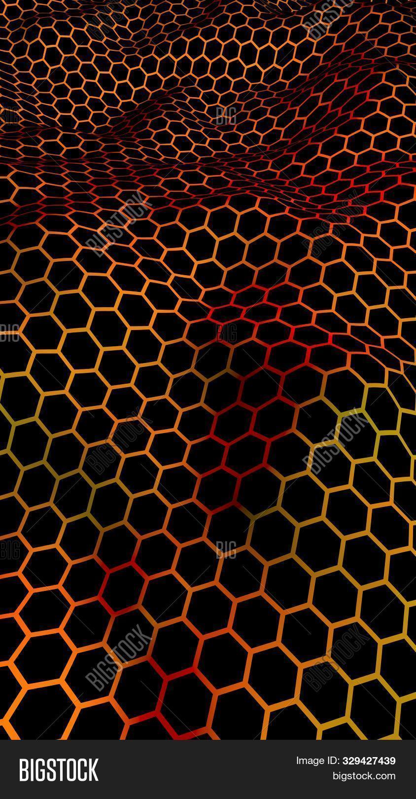 Honeycomb Wave Effect Image & Photo (Free Trial) | Bigstock
