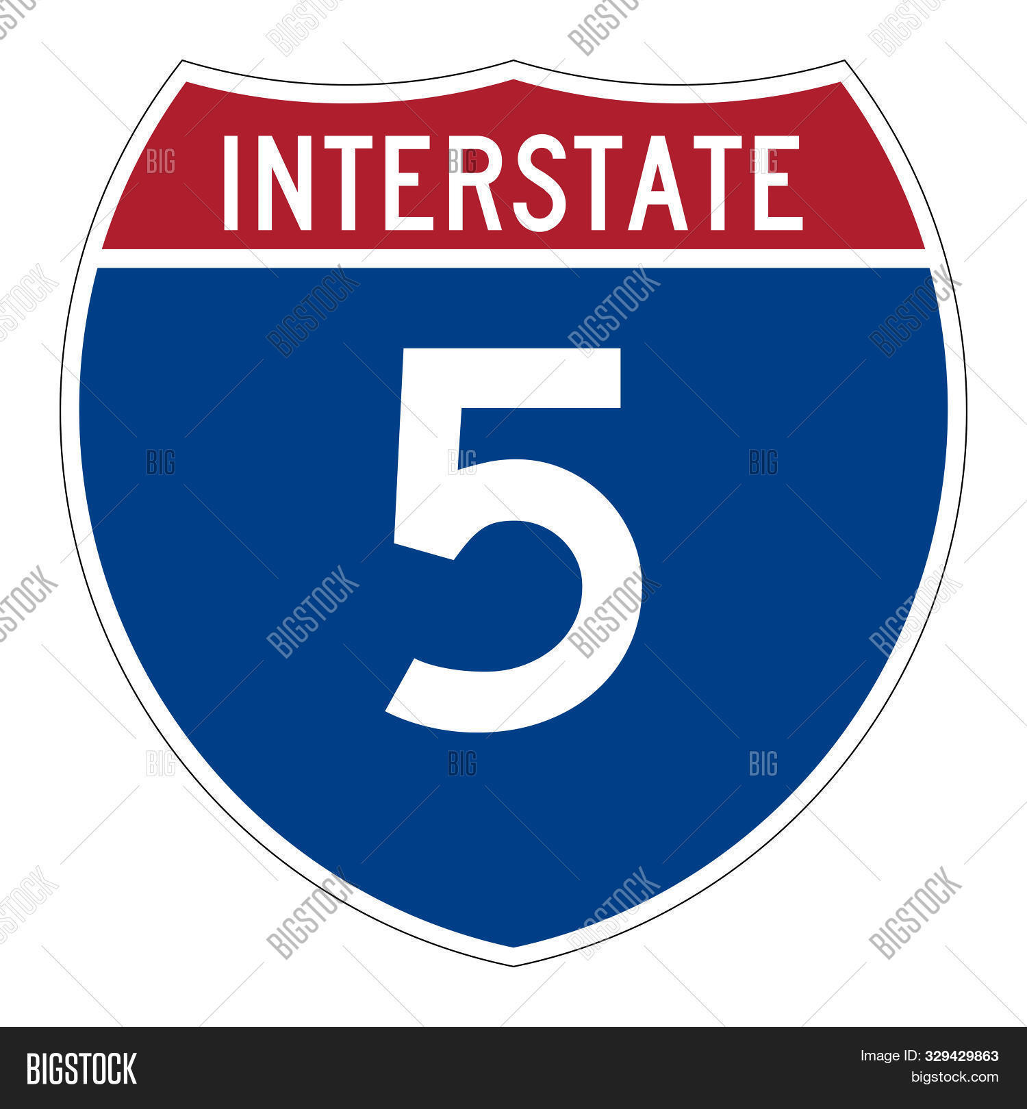 Interstate Highway 5 Image & Photo (Free Trial) | Bigstock