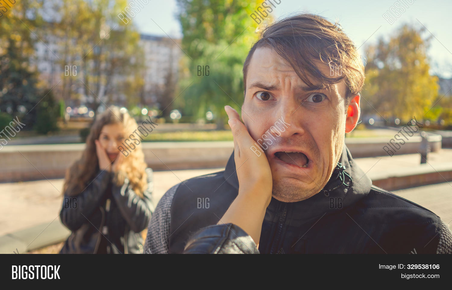 Womans Hand Hits Mans Image & Photo (Free Trial) | Bigstock