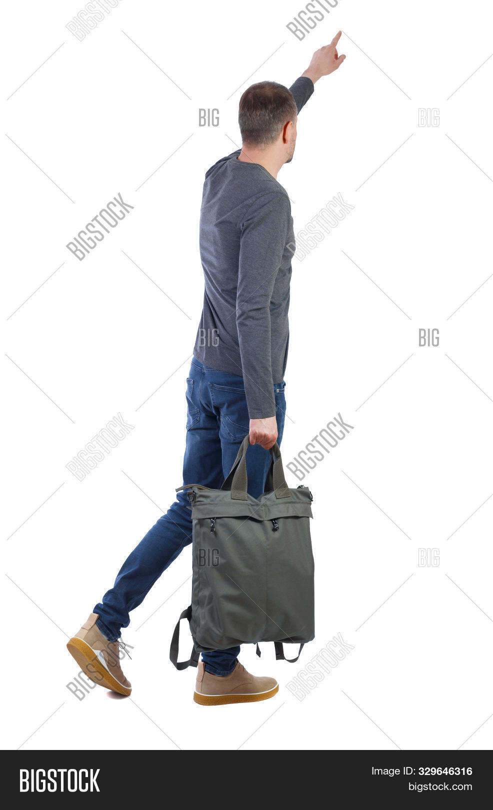 Back View Walking Man Image & Photo (Free Trial) | Bigstock
