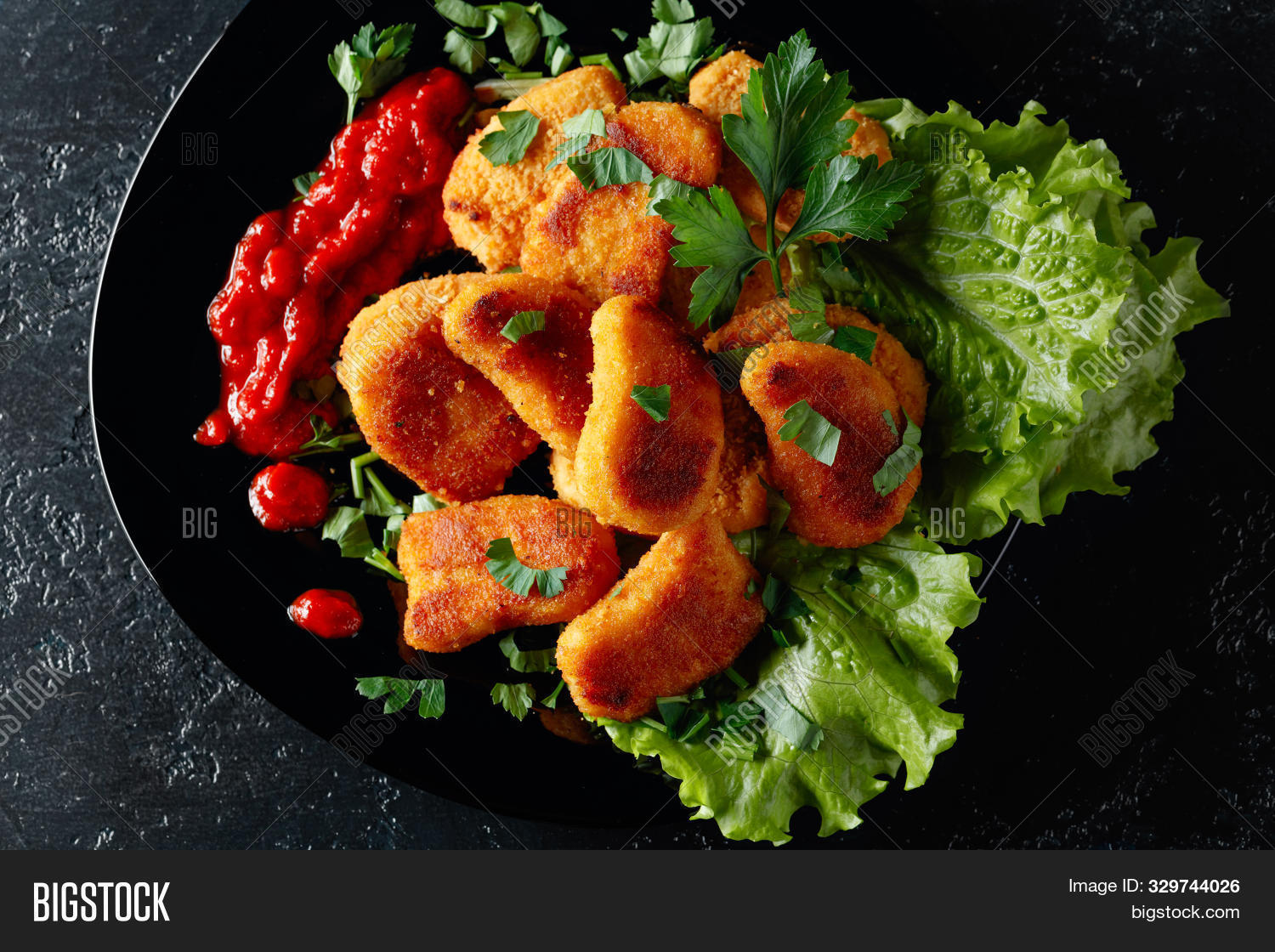 Fried Chicken Nuggets Image & Photo (Free Trial) | Bigstock