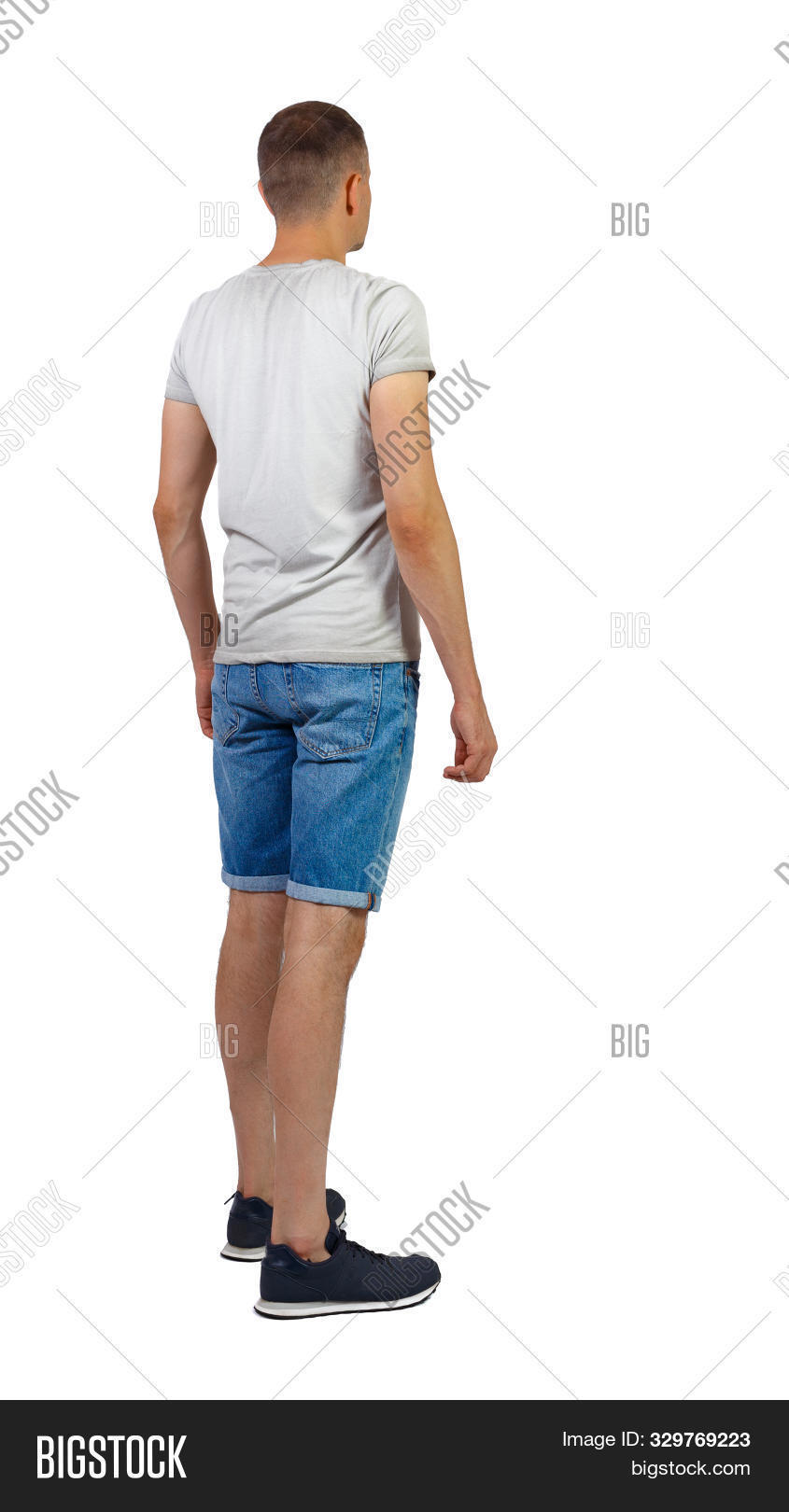 Back View Young Manin Image & Photo (Free Trial) | Bigstock