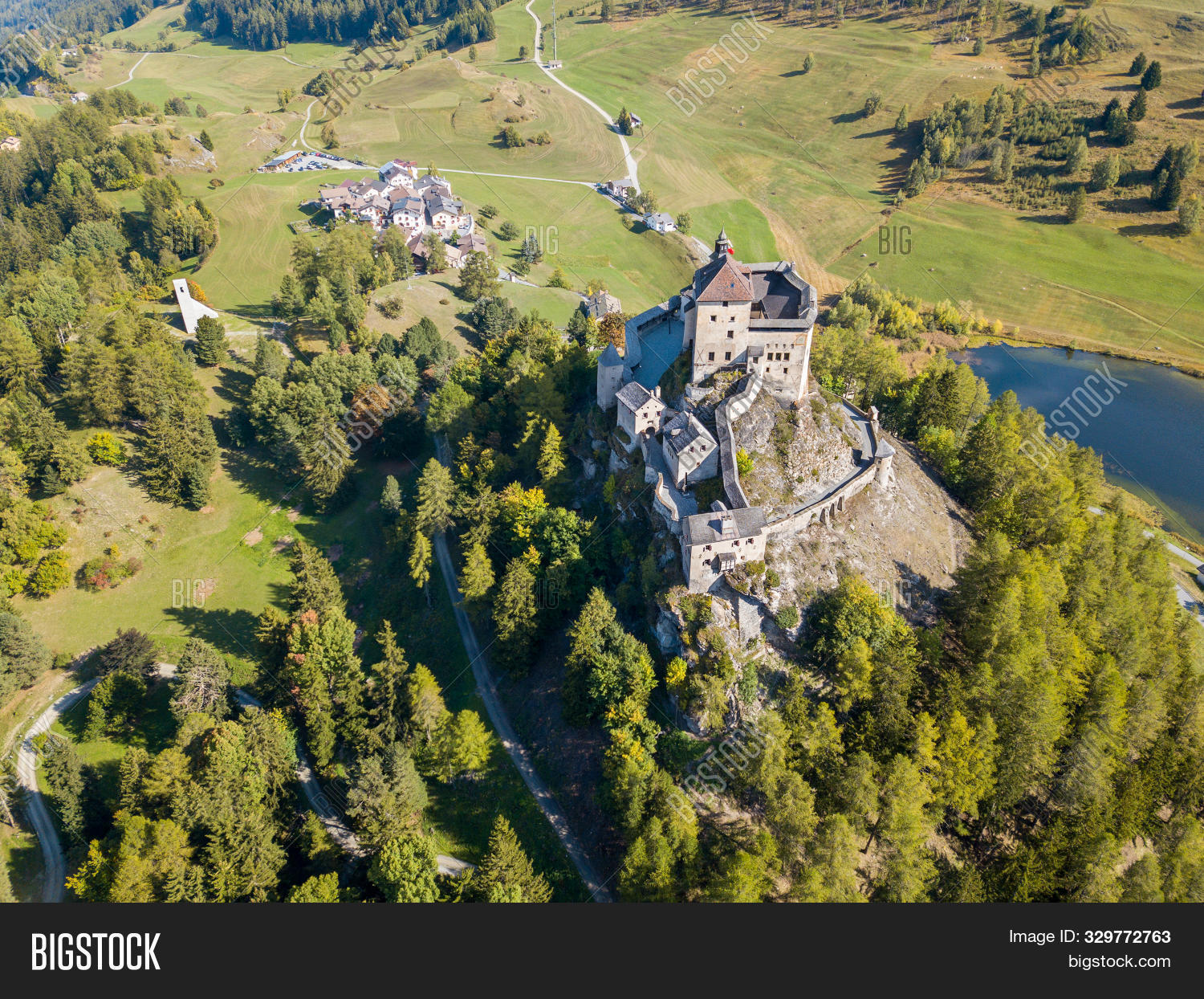 Aerial View Castle Image & Photo (Free Trial) | Bigstock